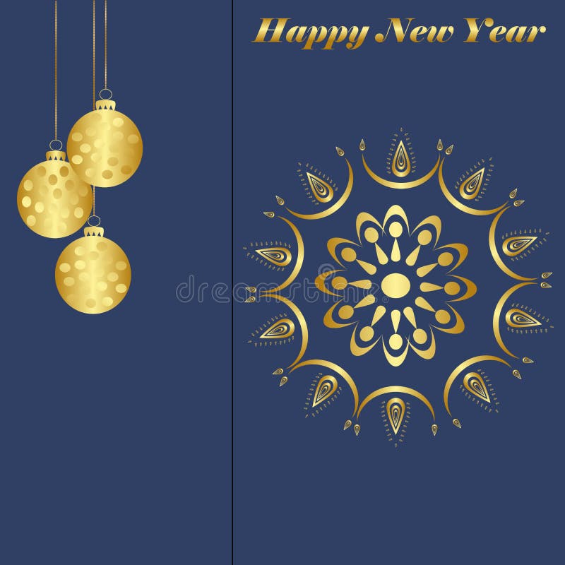 Happy New Year Vector Illustrations Stock Illustration - Illustration ...