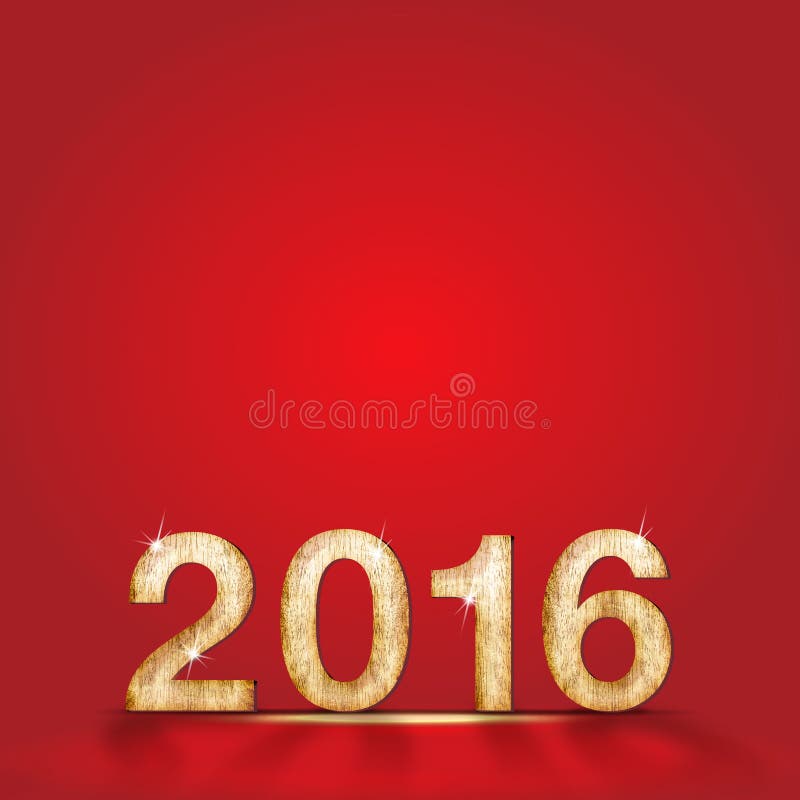 2016 Wood Number Year Change To 2017 Year in White Studio Room, Stock ...