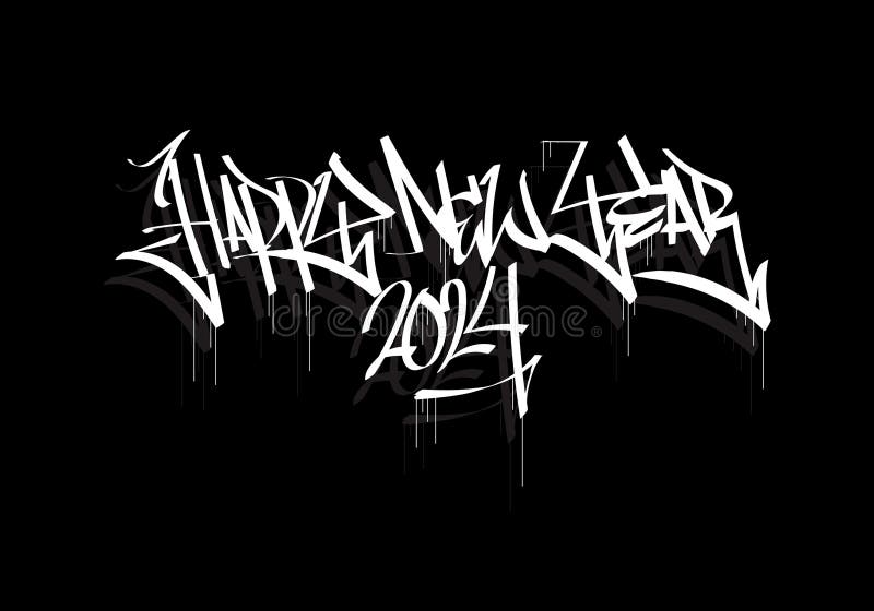 Happy New Year Graffiti Stock Illustrations – 2,154 Happy New Year ...