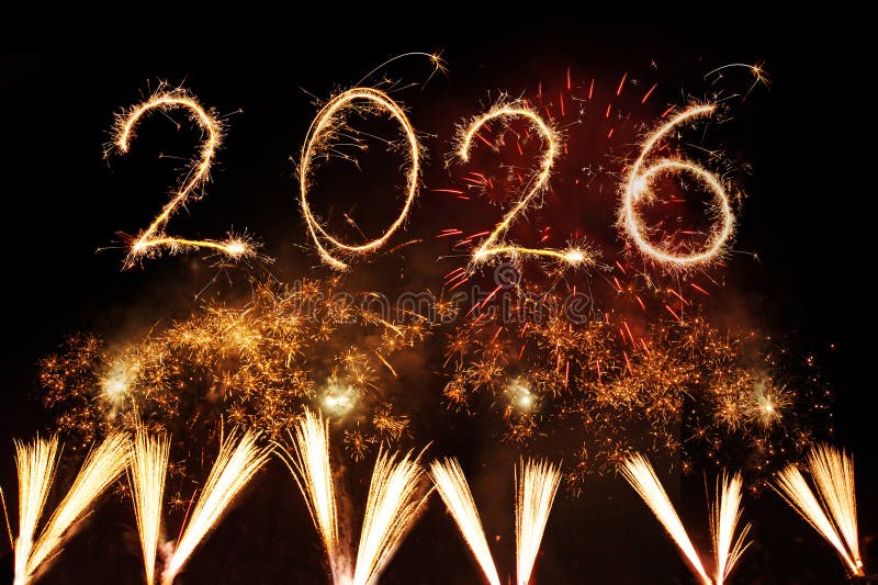 Happy New Year 2026 Fire Works Stock Photos - Free & Royalty-Free Stock ...
