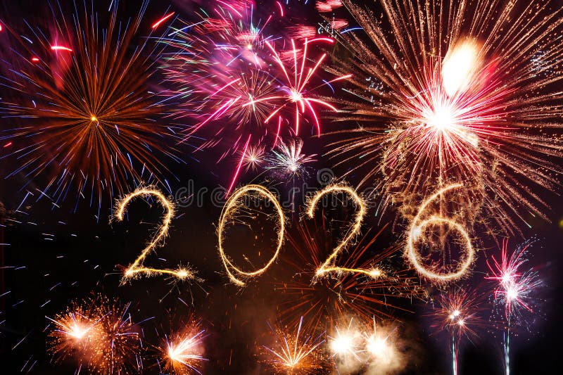 Happy New Year 2026 Fire Works Stock Photos - Free & Royalty-Free Stock ...