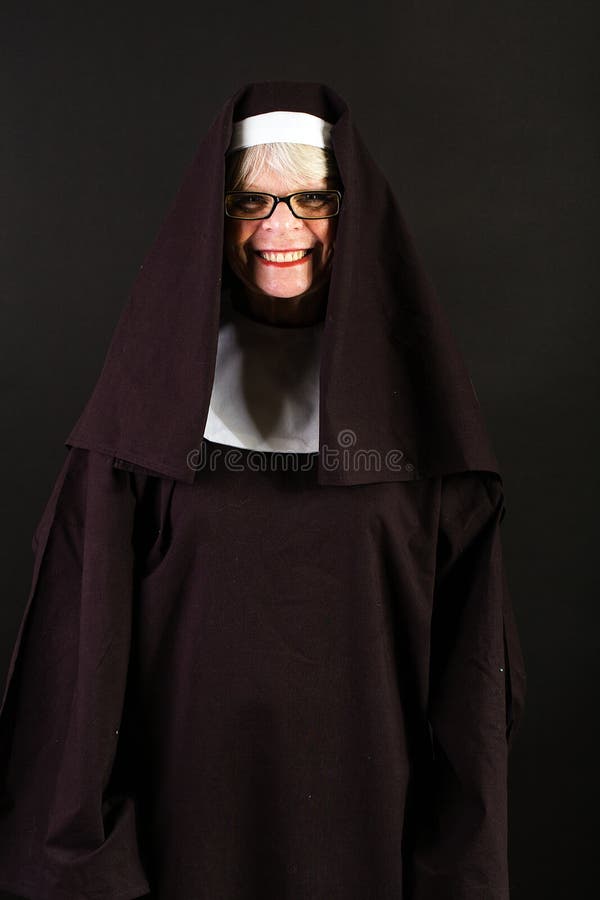 Happy nun stock photo. Image of person, christian, senior - 31928550