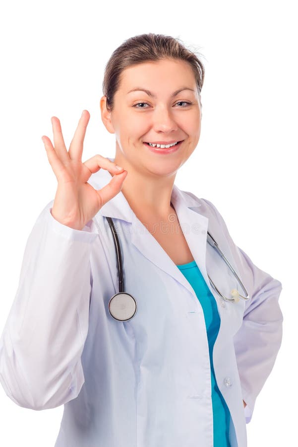 Happy nurse portrait stock photo. Image of backgrounds - 50890466