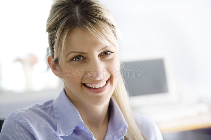203,973 Smiling Female Office Worker Stock Photos - Free & Royalty-Free ...