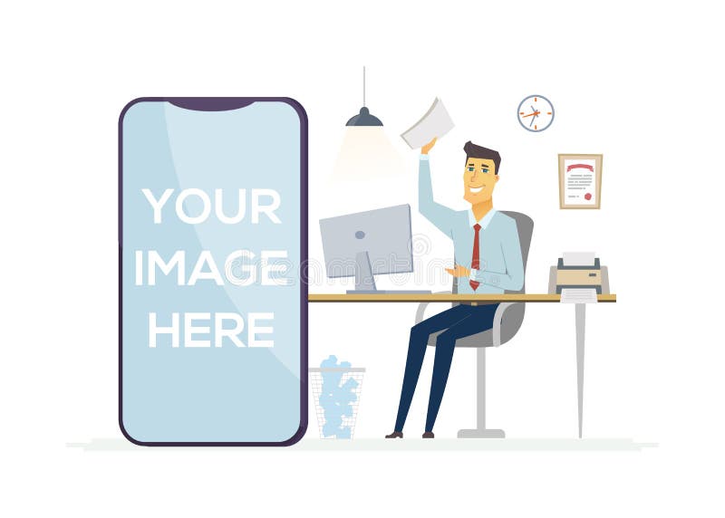 Happy Printer Stock Illustrations – 951 Happy Printer Stock ...