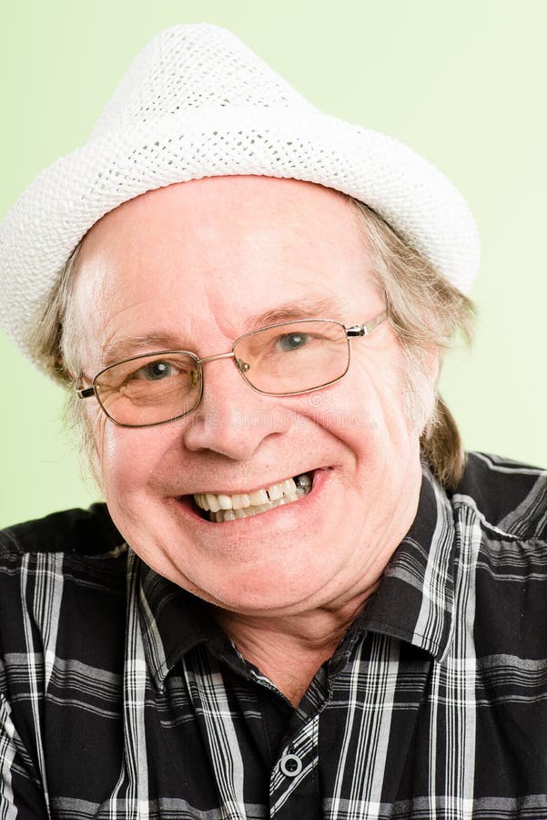 Happy Man Portrait Real People High Definition Green Background Stock ...