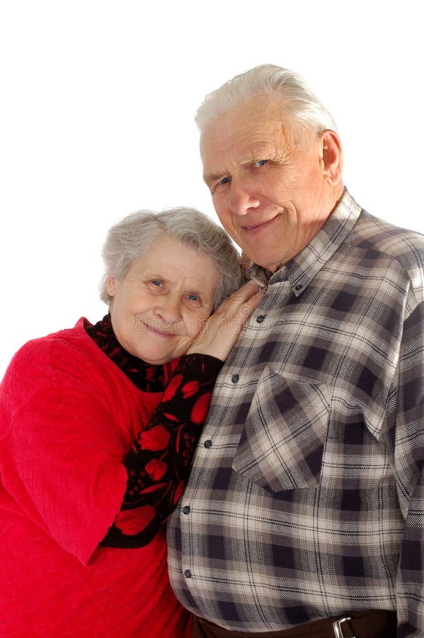 Happy old couple smile stock photo. Image of cheerful - 4776202
