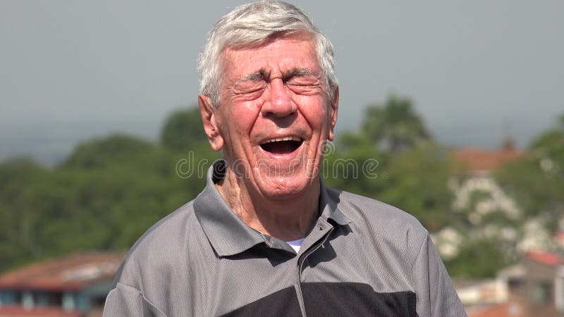 Happy Old Man or Senior Citizen Stock Image - Image of pensioner ...