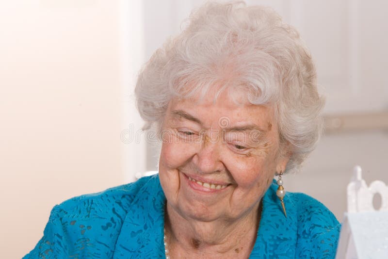 Happy old woman stock image. Image of friendly, elderly - 13919439