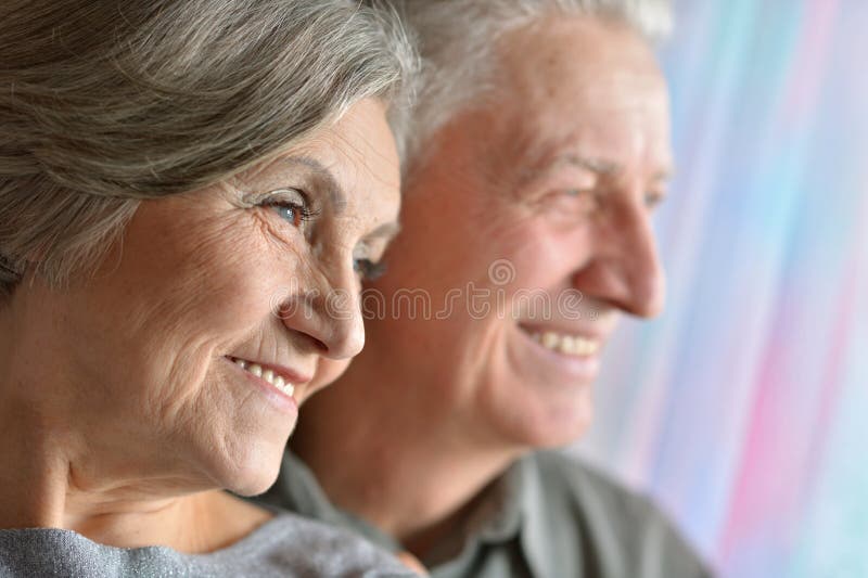 Dapper Senior Man in Blue Hat Stock Image - Image of retired, grey ...