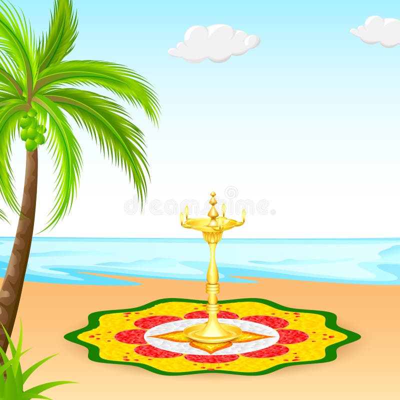 Onam Pookalam Background Stock Illustrations – 82 Onam Pookalam ...