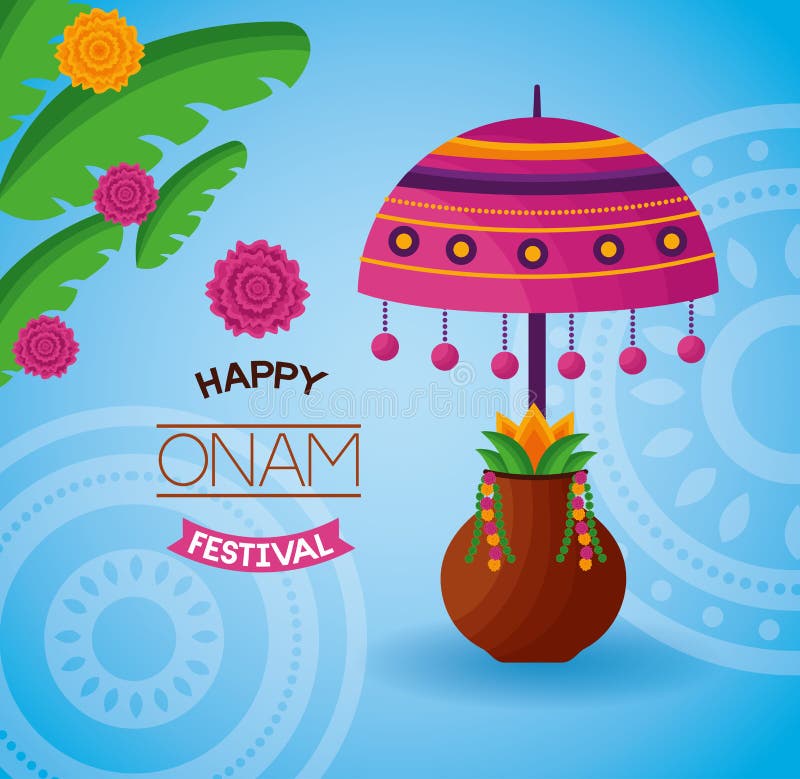 Fruit of Onam Celebration Design Stock Illustration - Illustration of ...