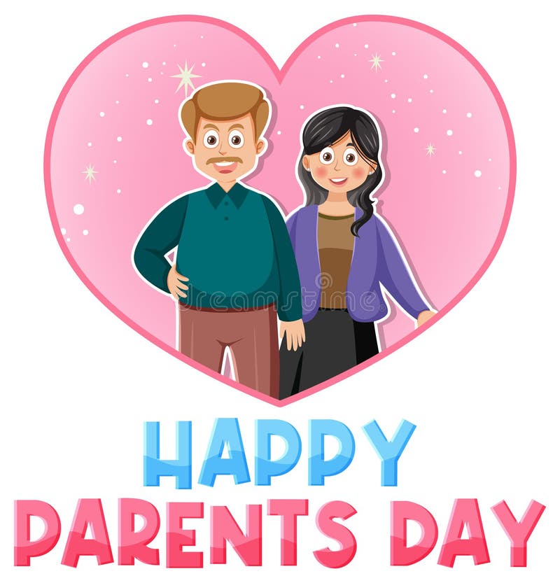 Happy parent day banner stock vector. Illustration of cartoon - 277783512