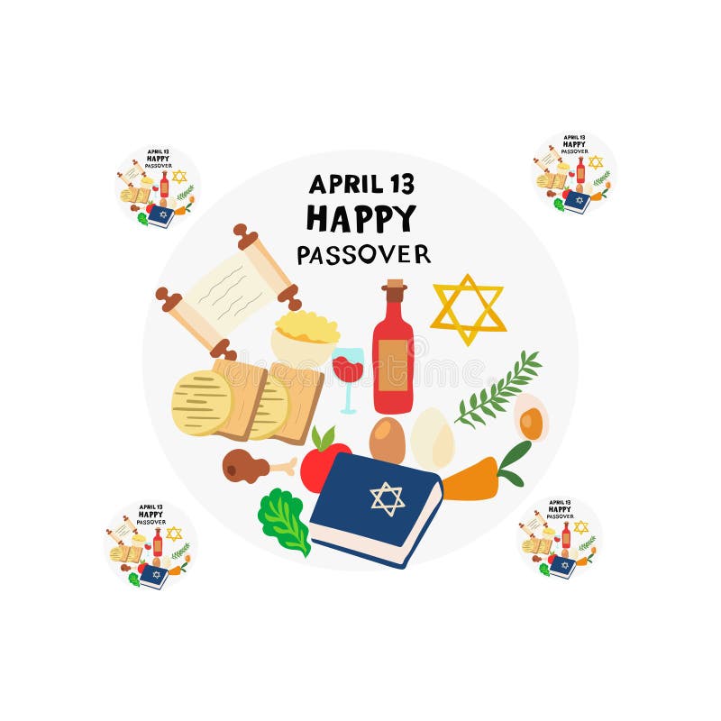 Happy Passover Free Vector Illustrations Stock Vector - Illustration of ...