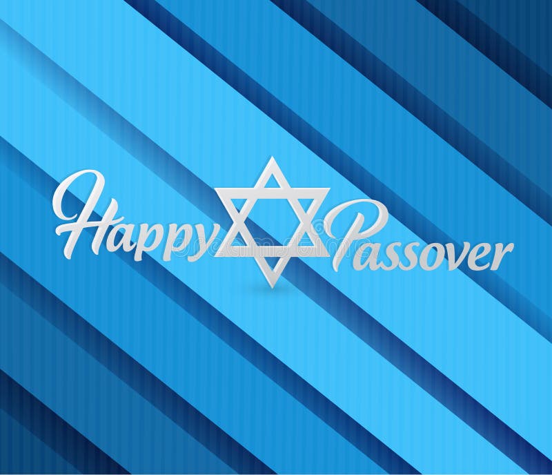 Happy Passover Pesach Day Greeting Card Stock Vector - Illustration of ...