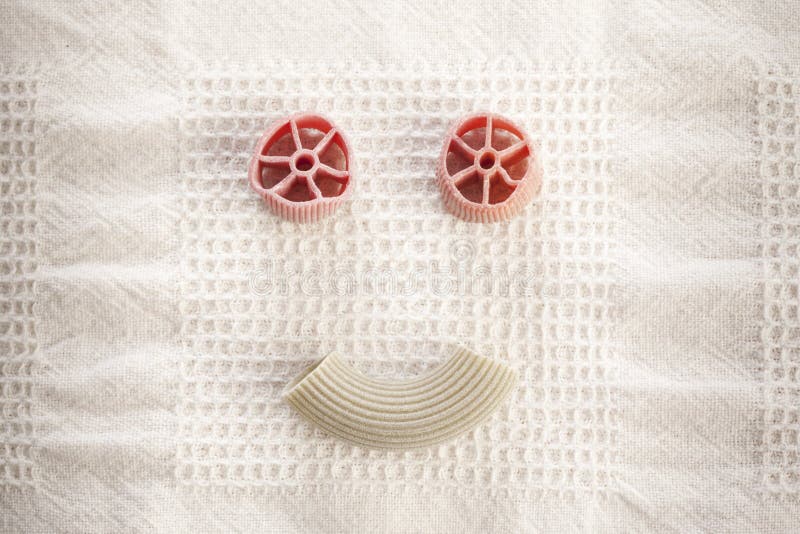 Pasta face stock image. Image of pasta, portrait, surface - 25802419