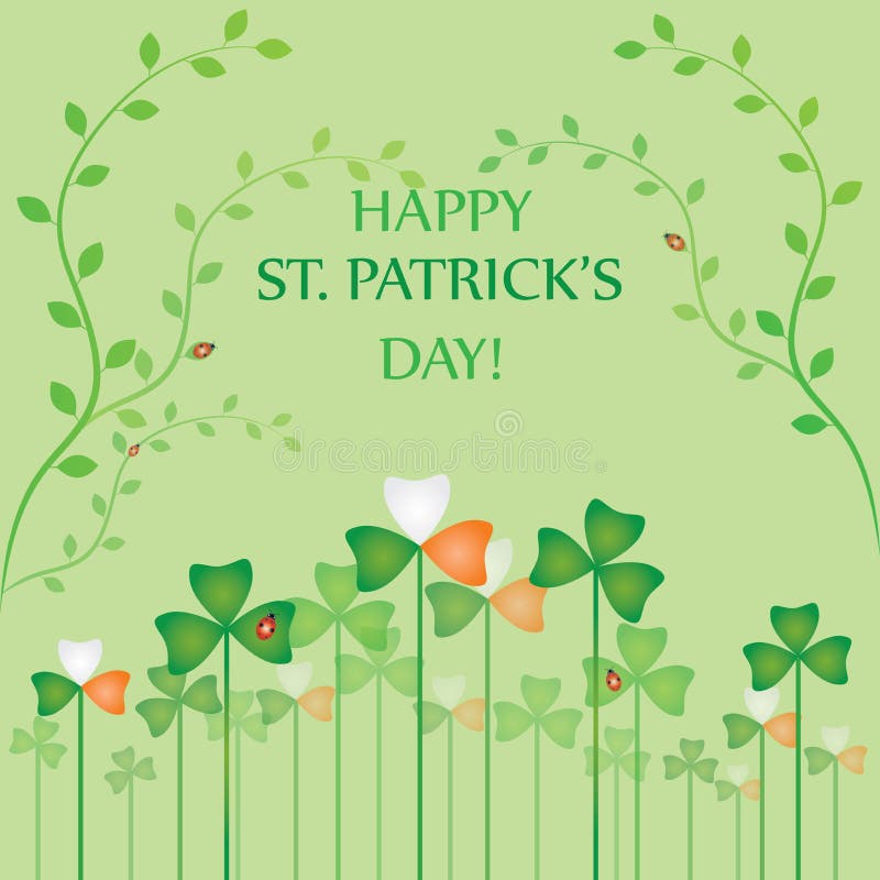 Happy patrick s day stock vector. Illustration of luck - 23433534