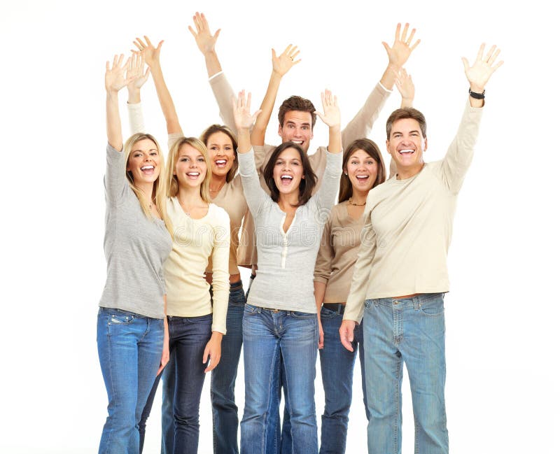 Happy funny people stock photo. Image of funny, crazy - 6442128