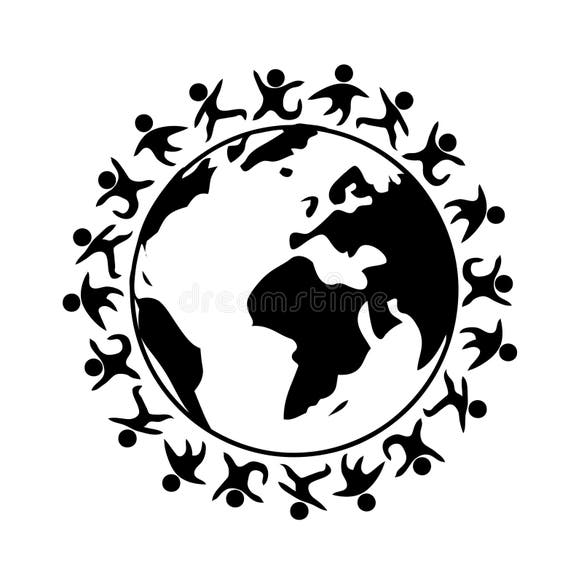 Dance Around World Illustration Stock Illustrations – 533 Dance Around ...