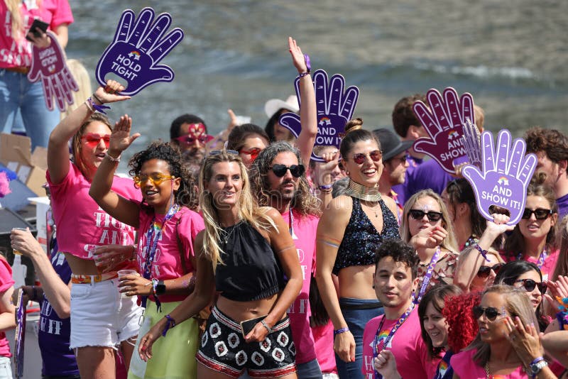 Canal Parade Amsterdam, the Netherlands August 6, 2022 Editorial Image ...