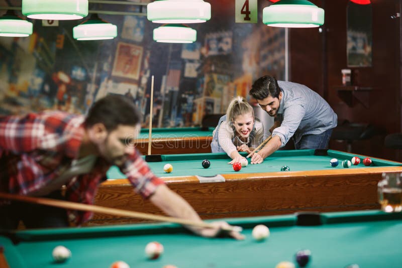 1,044 Happy People Playing Pool Table Stock Photos - Free & Royalty ...
