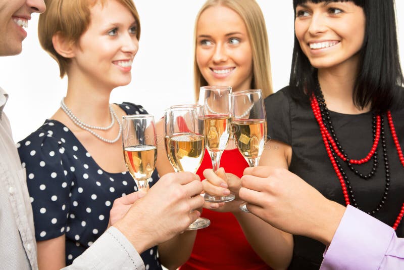 Happy people at party stock image. Image of champagne - 27435165