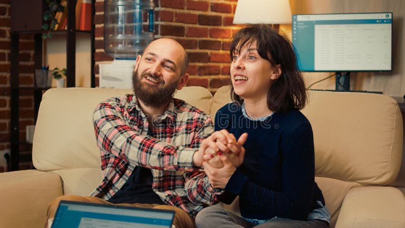 Happy People Solving Relationship Problems and Holding Hands Stock ...