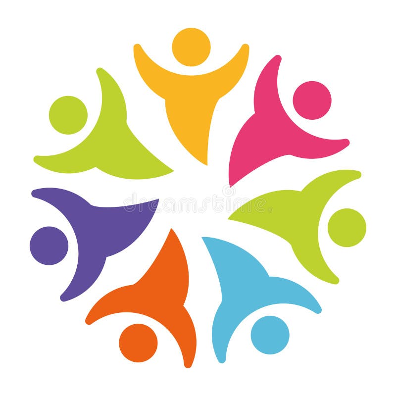 Happy people team work stock vector. Illustration of isolation - 322562169