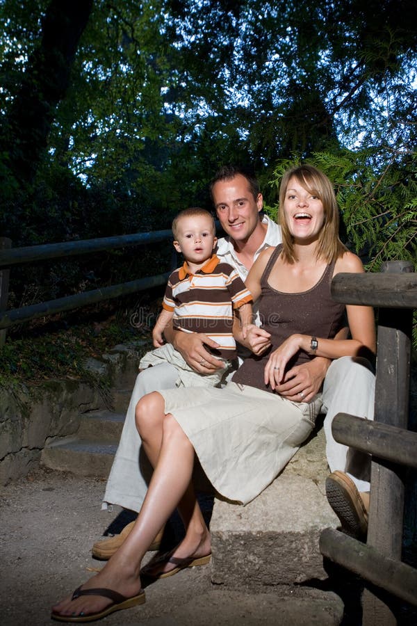 Happy perfect young family stock photo. Image of father - 10830596