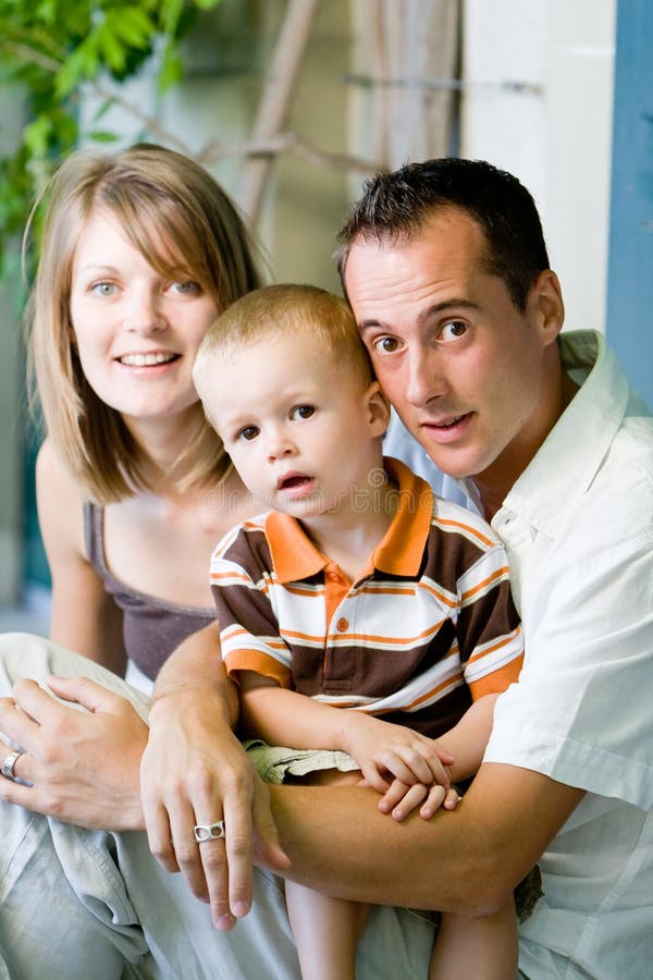 Happy perfect young family stock photo. Image of father - 10830596