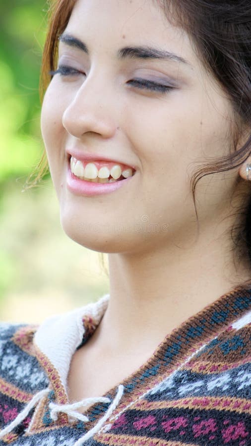 A Happy Peruvian Person stock image. Image of happy - 152534301