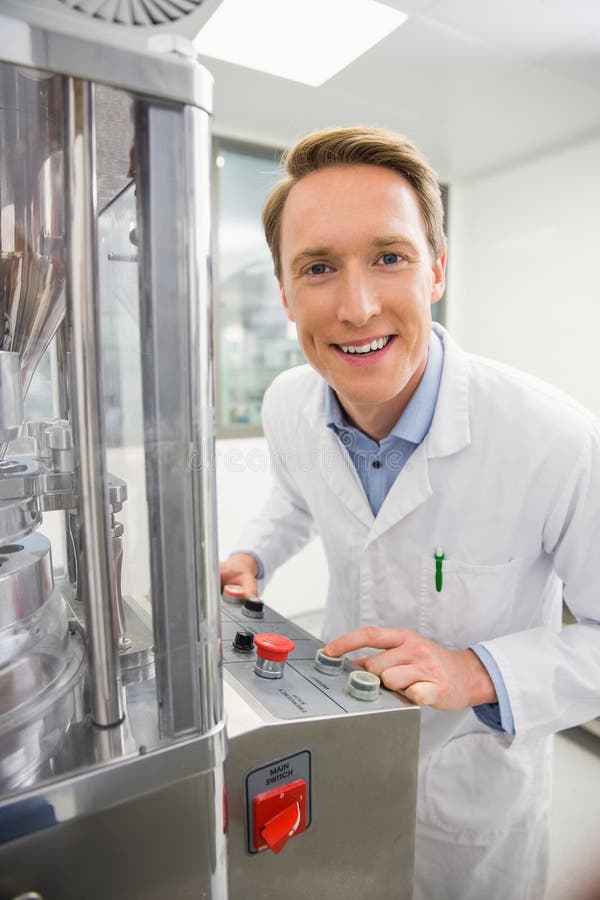 Happy Pharmacist Using Advanced Technology Stock Photos - Free ...