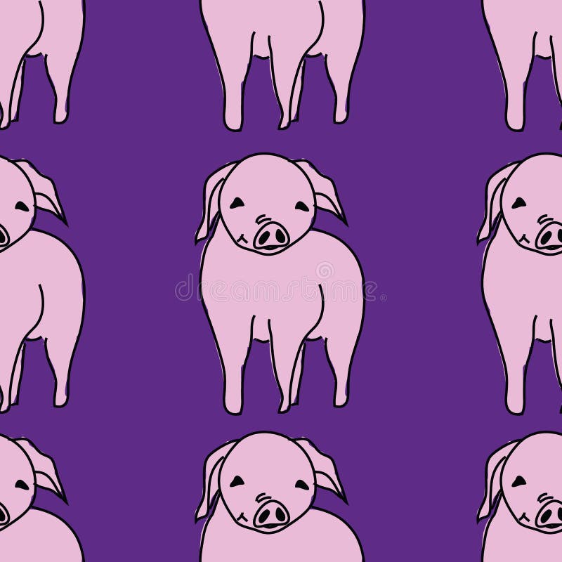 Purple Pigs Stock Illustrations – 79 Purple Pigs Stock Illustrations ...