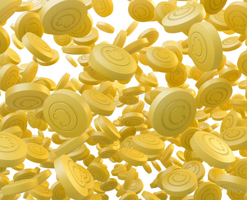 Happy Pills Falling stock illustration. Illustration of happy - 303265099