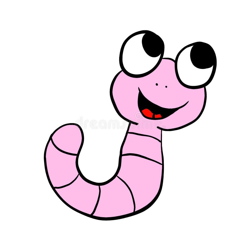 Cute Little Worm Stock Illustrations – 1,834 Cute Little Worm Stock ...