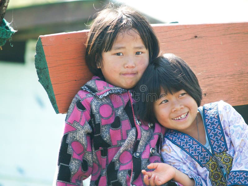 Happy Poor Children editorial image. Image of roral, friends - 26077280