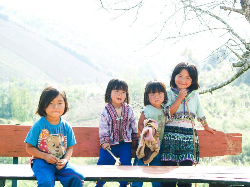 Happy Poor Children editorial image. Image of roral, friends - 26077280