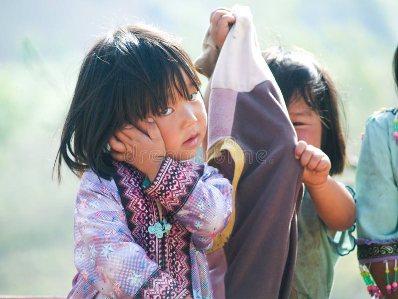 Happy Poor Children editorial stock image. Image of eyes - 26076644