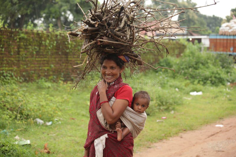 Happy poor woman editorial stock image. Image of poor - 43973094
