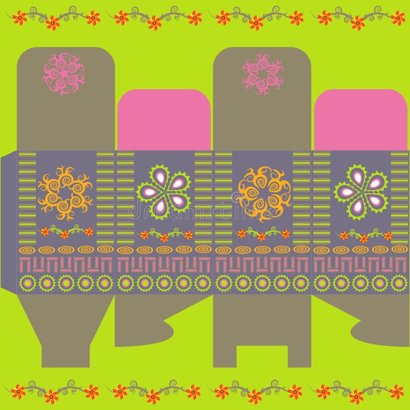 Happy present box stock illustration. Illustration of brochure - 24085771