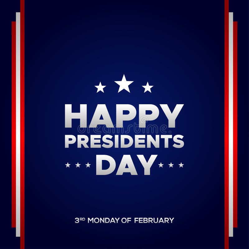 Happy President Day Vector Design Template Background Stock Vector ...