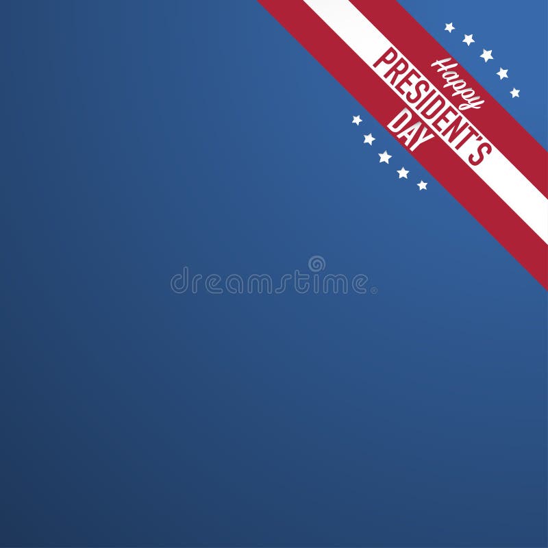 Happy President`s Day Poster Banner Template Vector Stock Vector ...