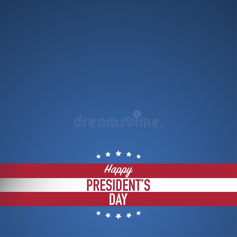 Happy President`s Day Poster Banner Template Vector Stock Vector ...