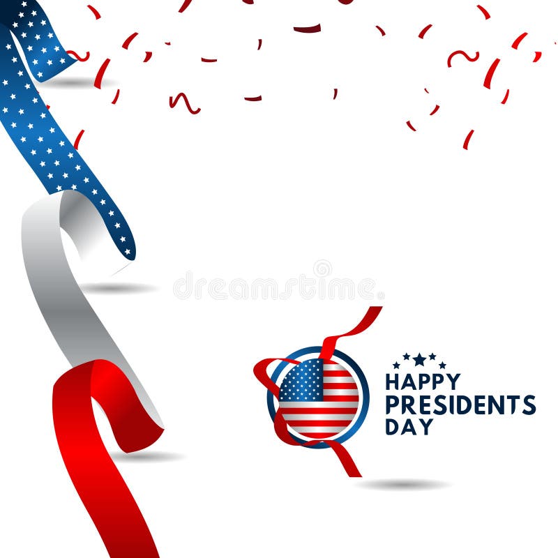 Happy Presidents Day Vector Template Design Illustration Stock Vector ...