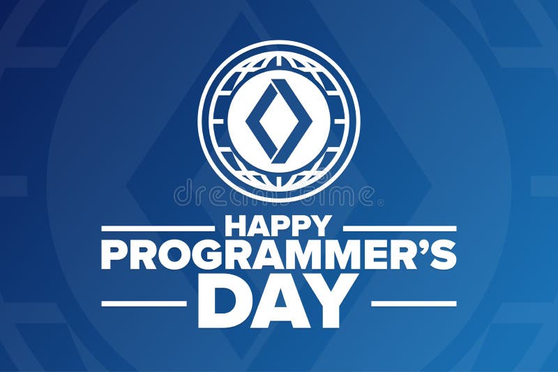 Happy Programmers Day Holiday Concept Template For Background Banner