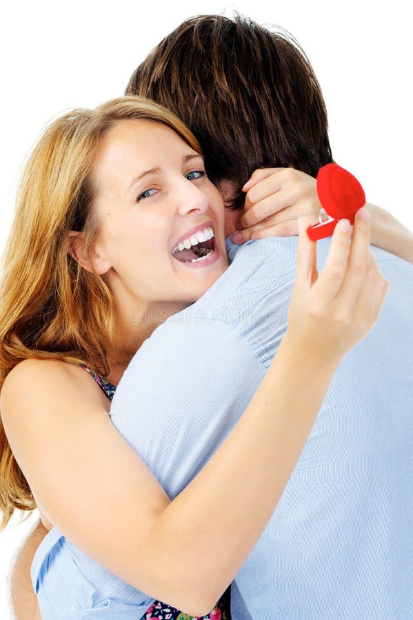 Happy proposal woman stock photo. Image of fiance, overwhelmed - 22775660
