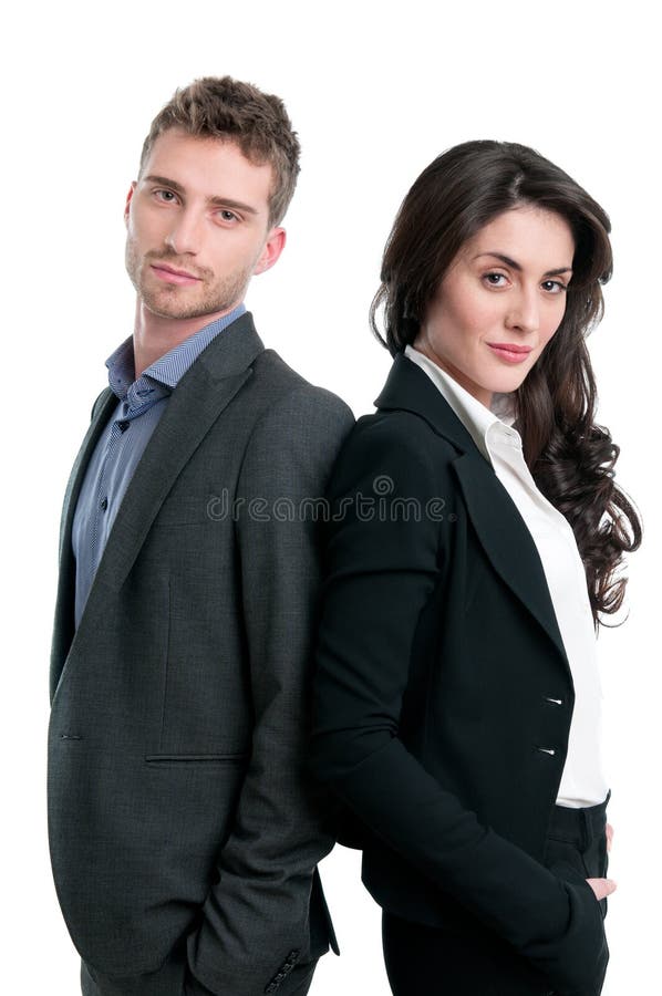 Happy Proud Business Couple Stock Image - Image of professional, adult ...