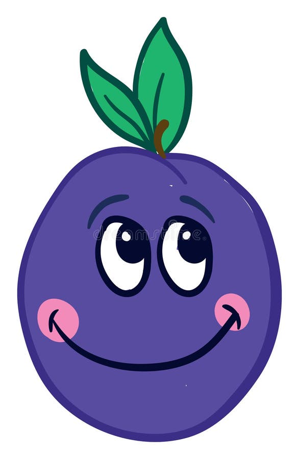 Happy Prunes, Illustration, Vector Stock Vector - Illustration of ...