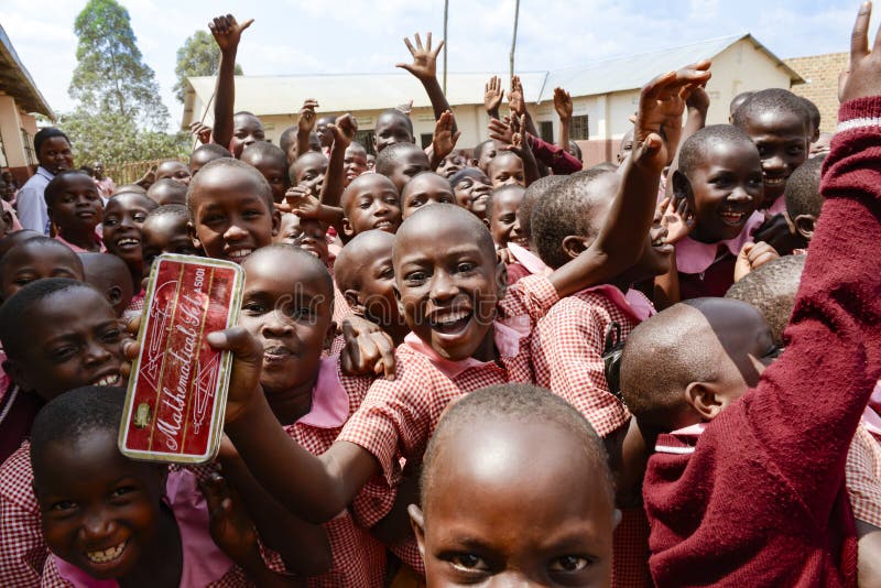 Happy Pupils In African School Editorial Stock Image - Image of face ...