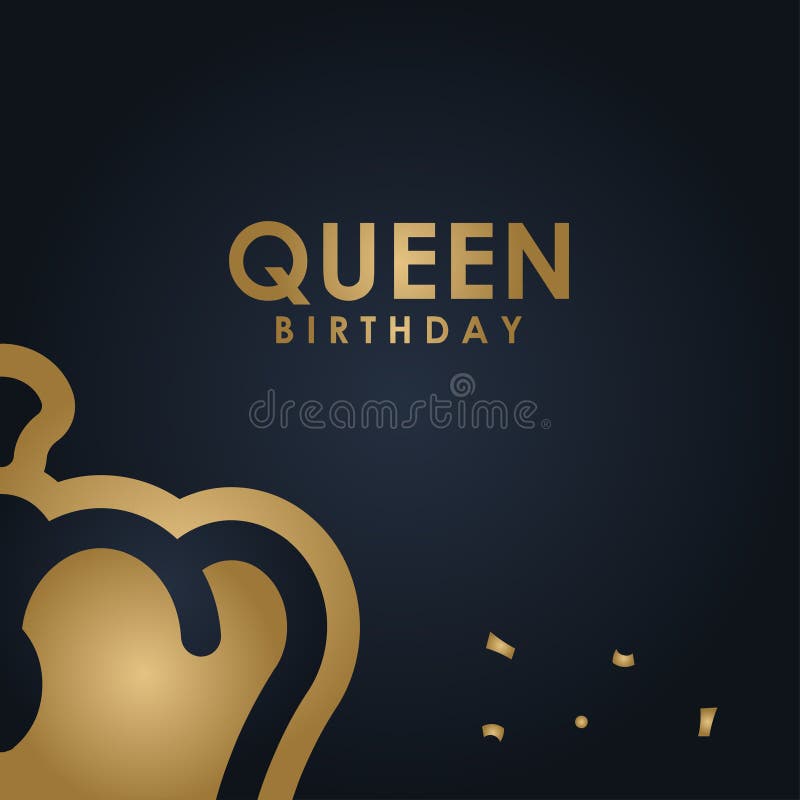 Happy Queens Day Vector Design Illustration for Celebrate Moment Stock ...